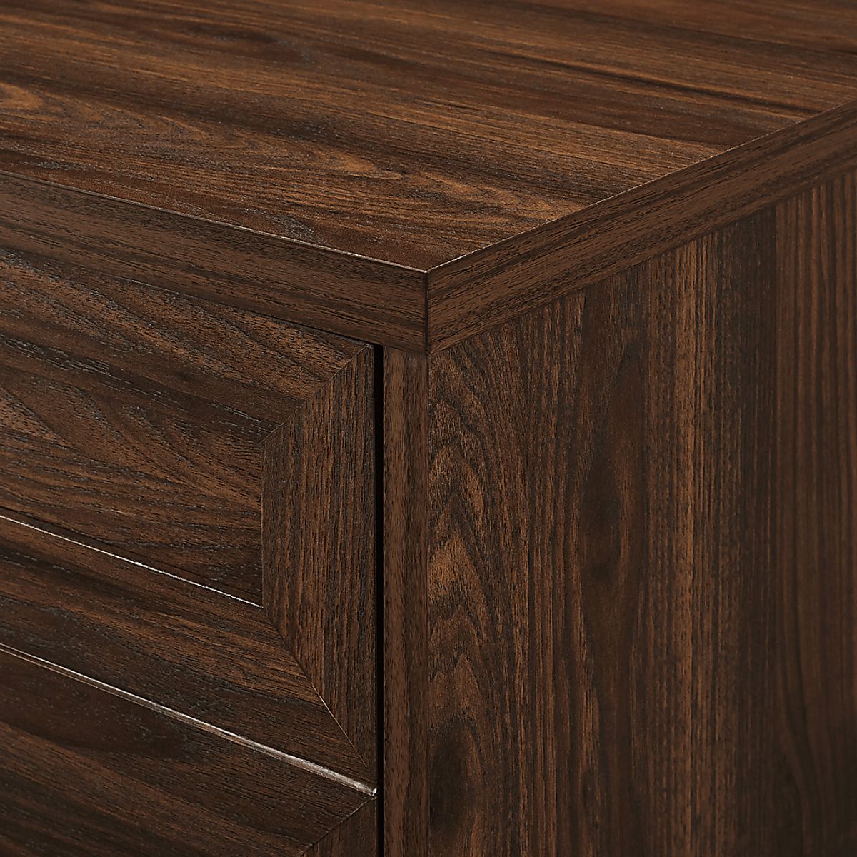 Bramblecrest Walnut Dark Wood Console | Rooms to Go