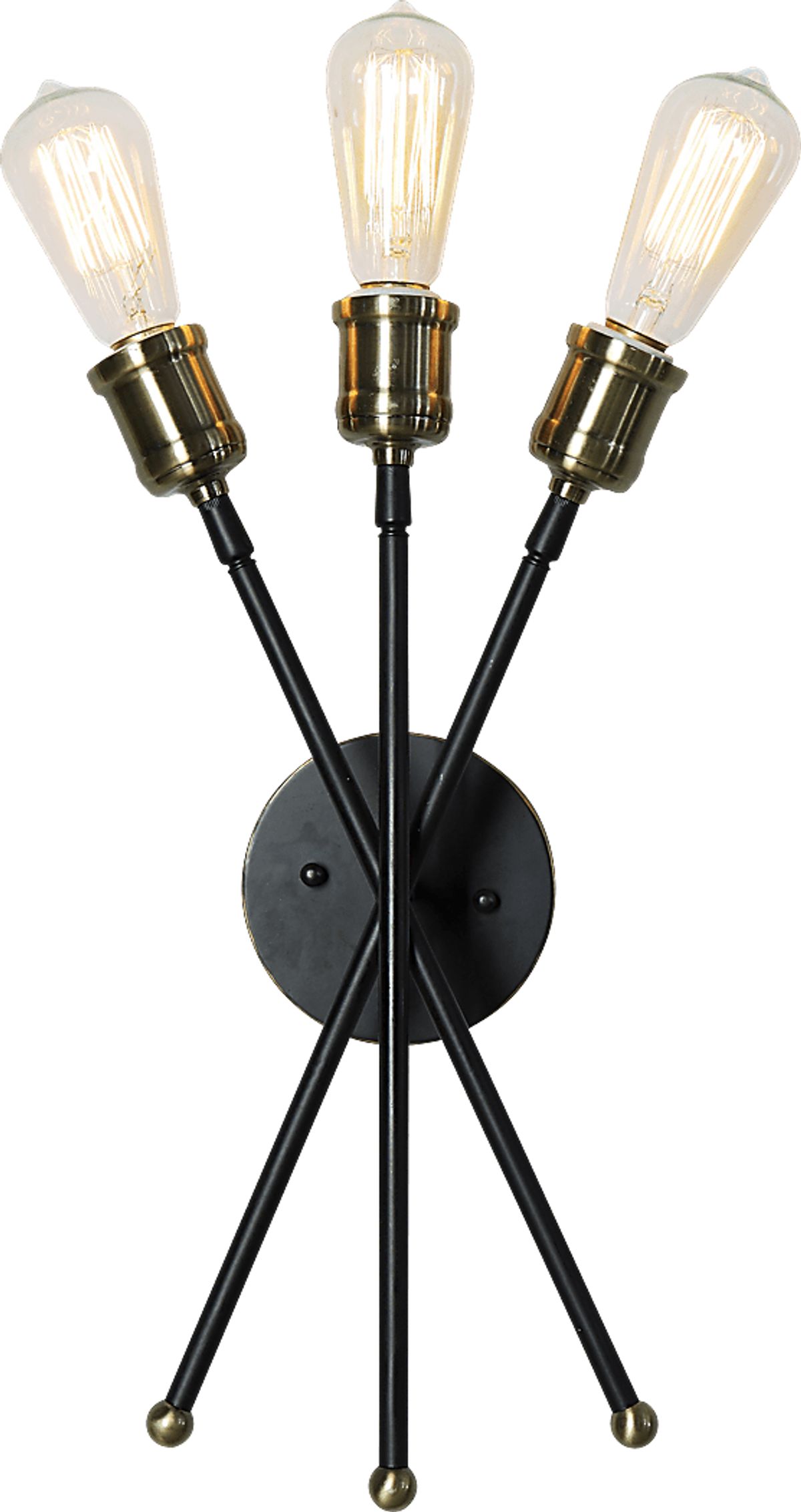 Bramstone Brass Yellow Wall Sconce | Rooms to Go