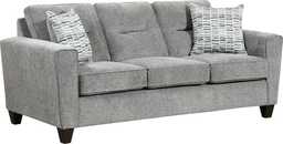 Brantley Boulevard 2 Pc Gray Polyester Fabric Living Room Set With Sofa ...