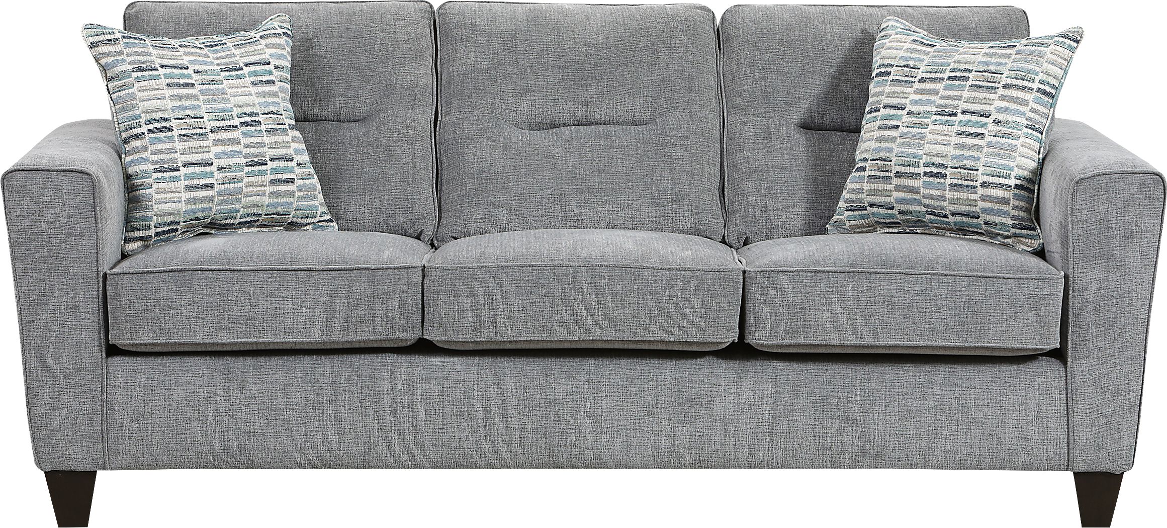 Brantley Boulevard Gray Polyester Fabric Sofa | Rooms to Go