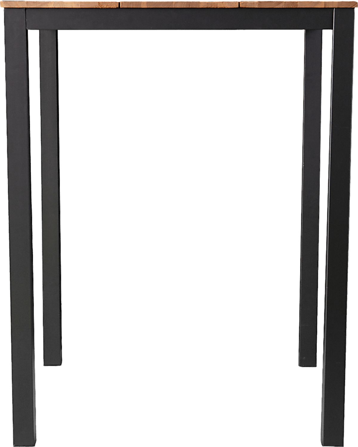 Brasher Brown Dark Wood Outdoor Bar Height Table | Rooms to Go
