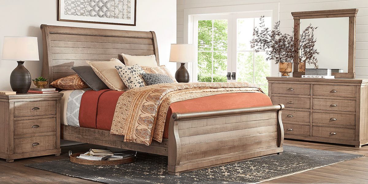 Braxton Place 7 Pc Gray King Bedroom Set - Rooms To Go