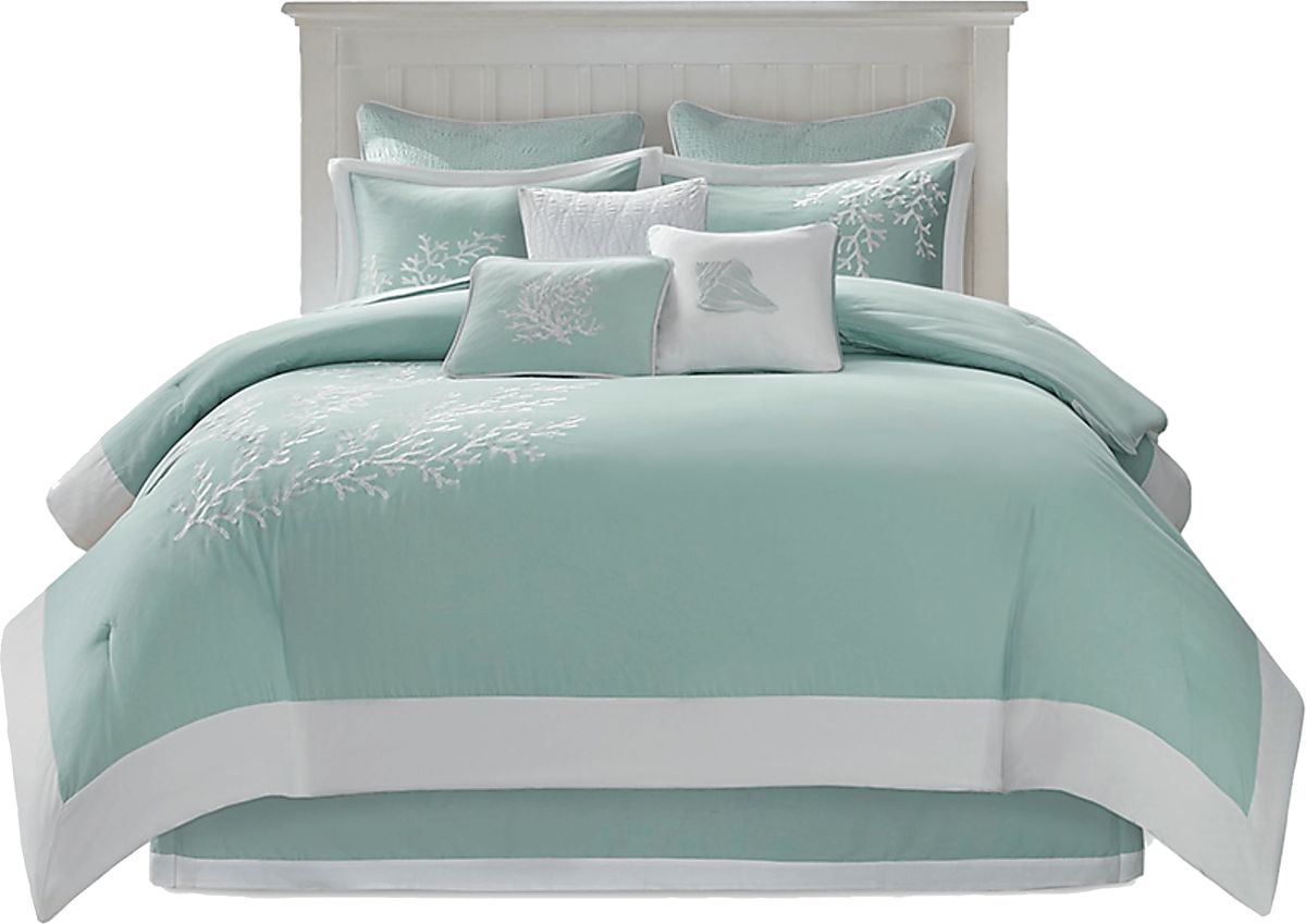Braydan Blue Queen Comforter Set | Rooms to Go