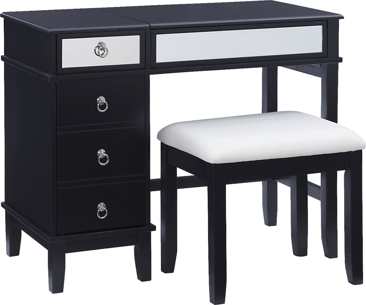 Bream Black Black,Colors Vanity | Rooms to Go