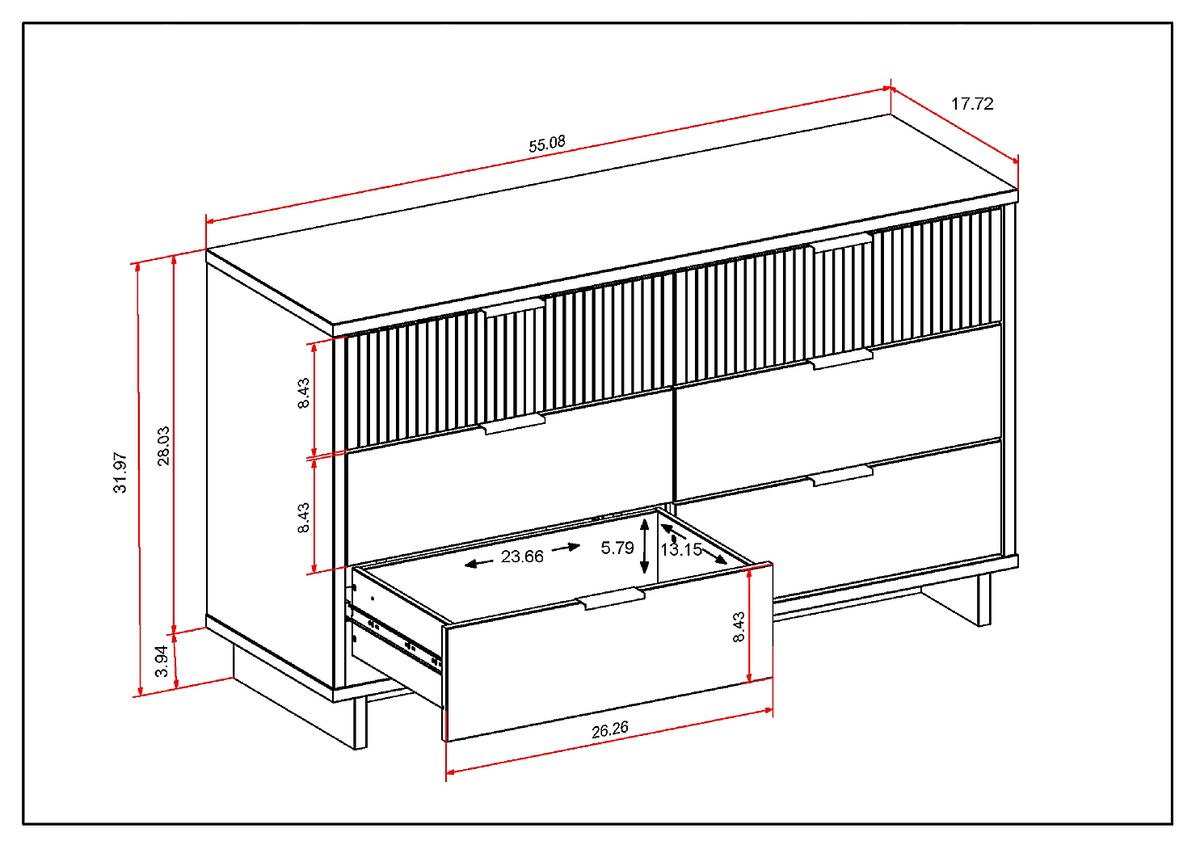 Bremmer IV Dark Gray Dresser | Rooms to Go