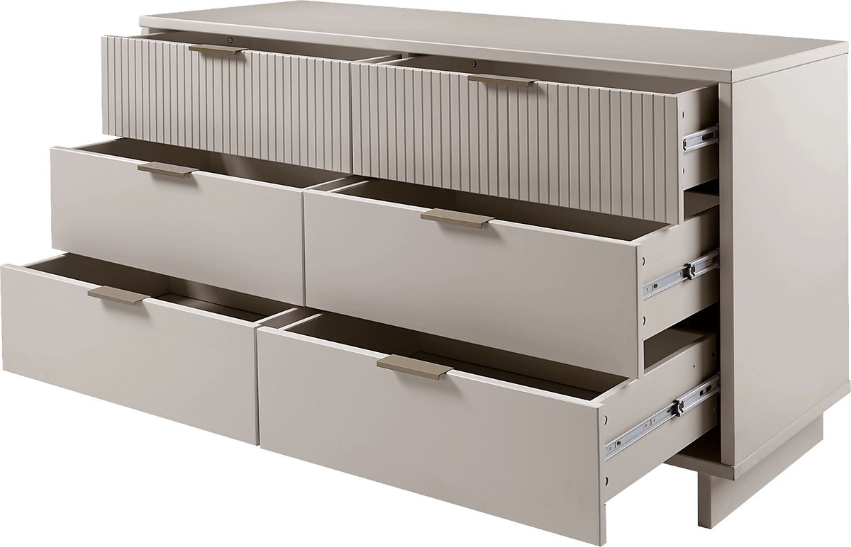 Bremmer IV Light Gray Dresser | Rooms to Go