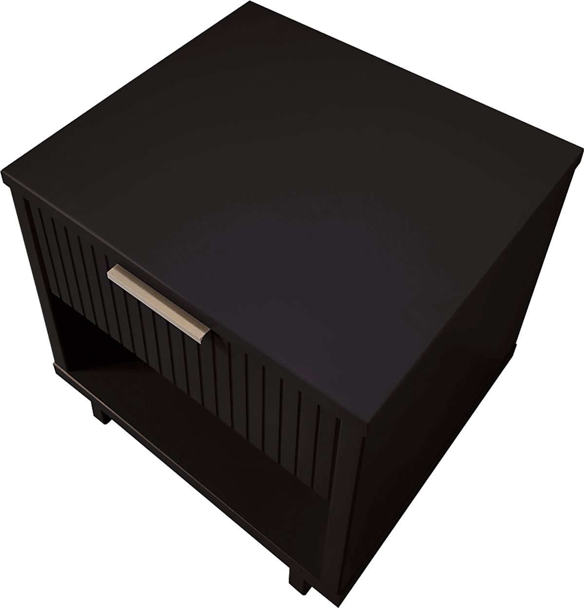 Bremmer V Black Nightstand | Rooms to Go