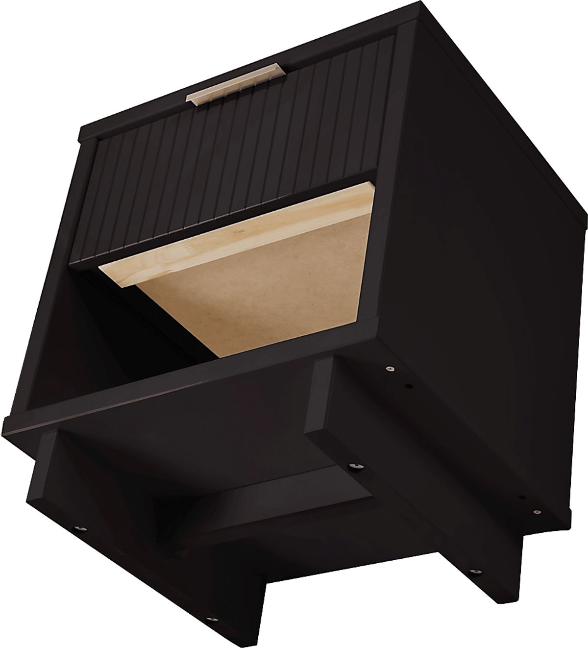 Bremmer V Black Nightstand | Rooms to Go