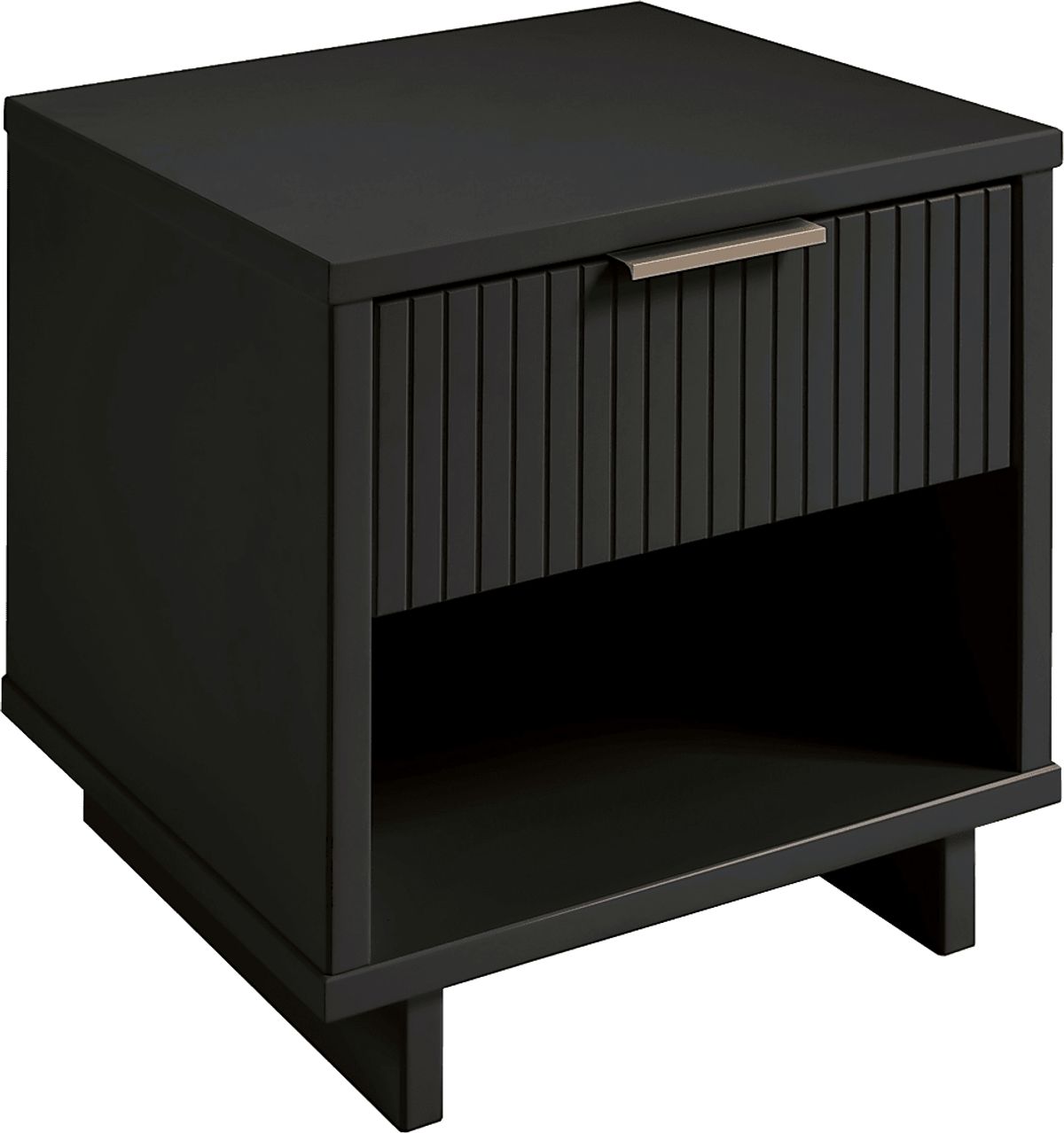 Bremmer V Dark Gray Nightstand | Rooms to Go