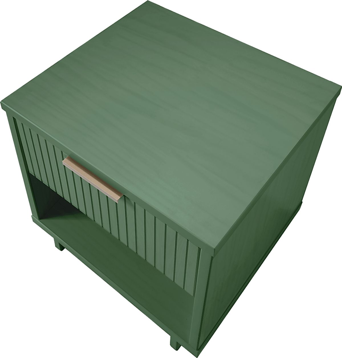 Bremmer V Green Nightstand | Rooms to Go