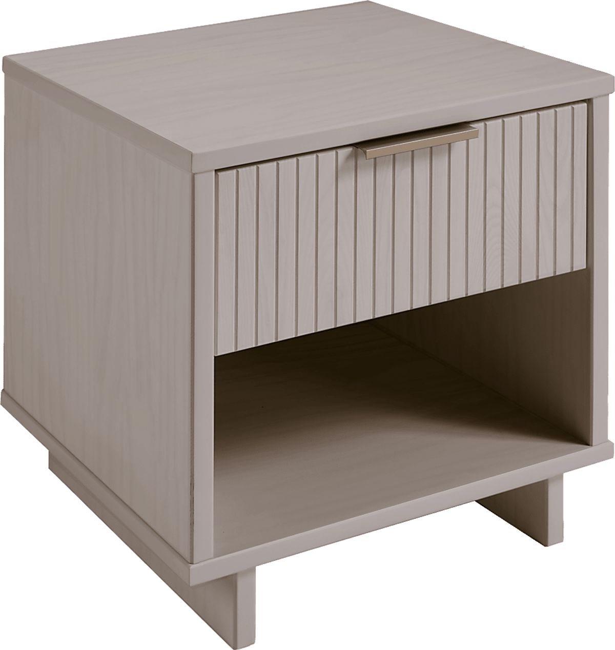 Bremmer V Light Gray Nightstand | Rooms to Go