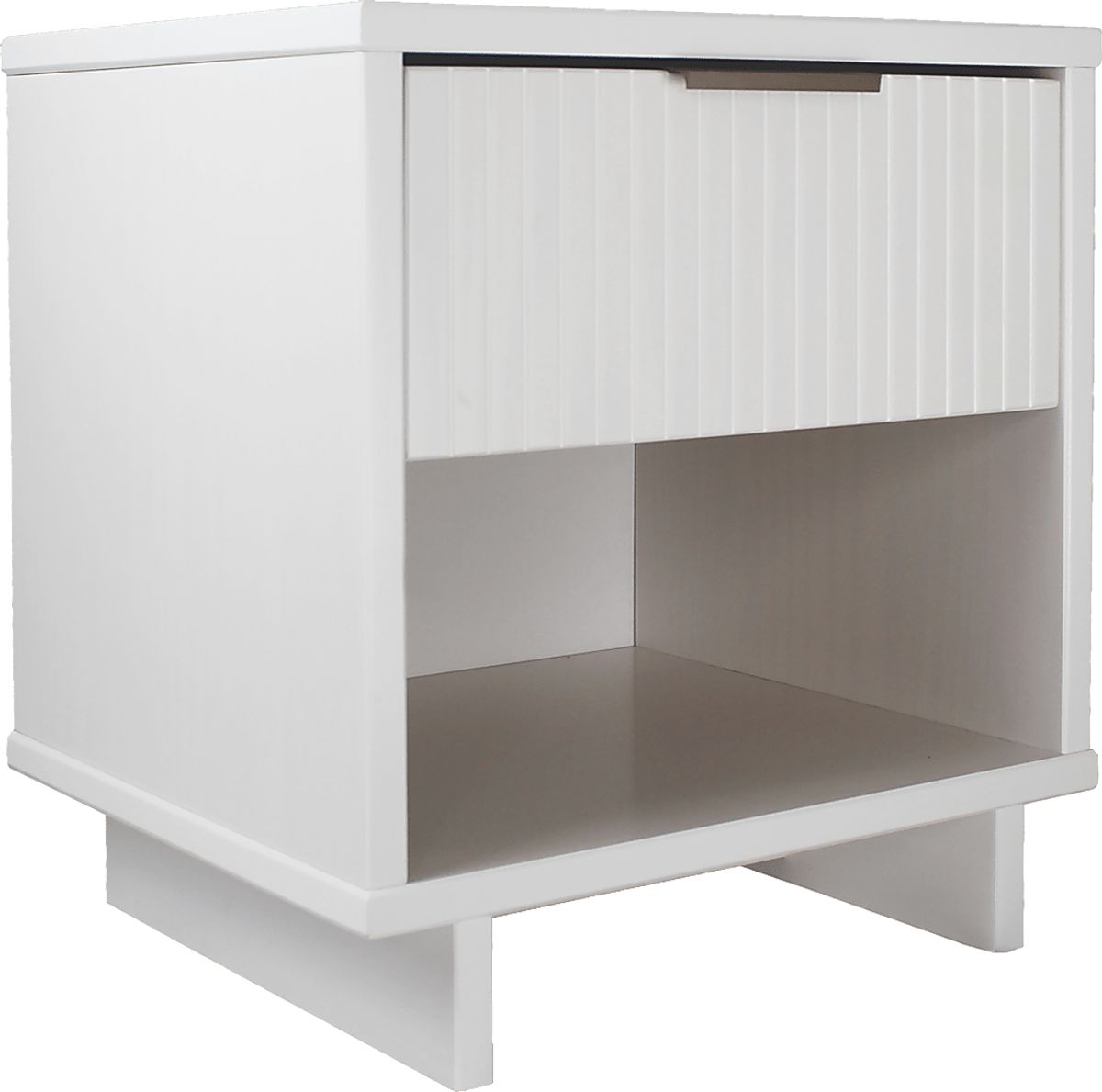Bremmer V White Nightstand | Rooms to Go