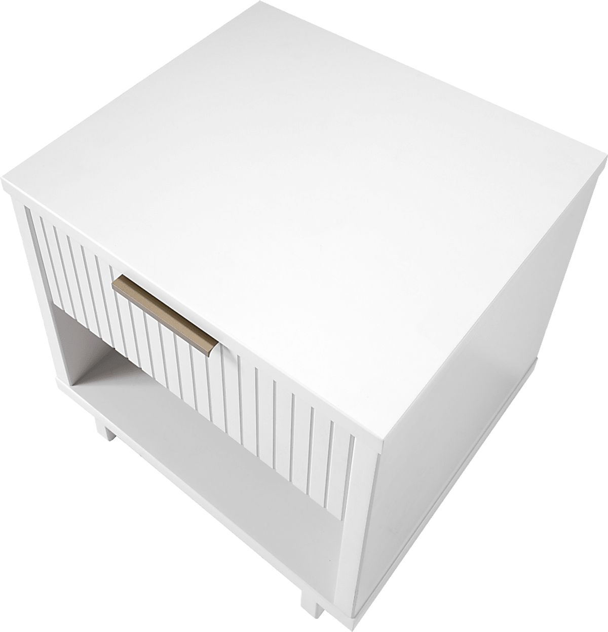 Bremmer V White Nightstand | Rooms to Go