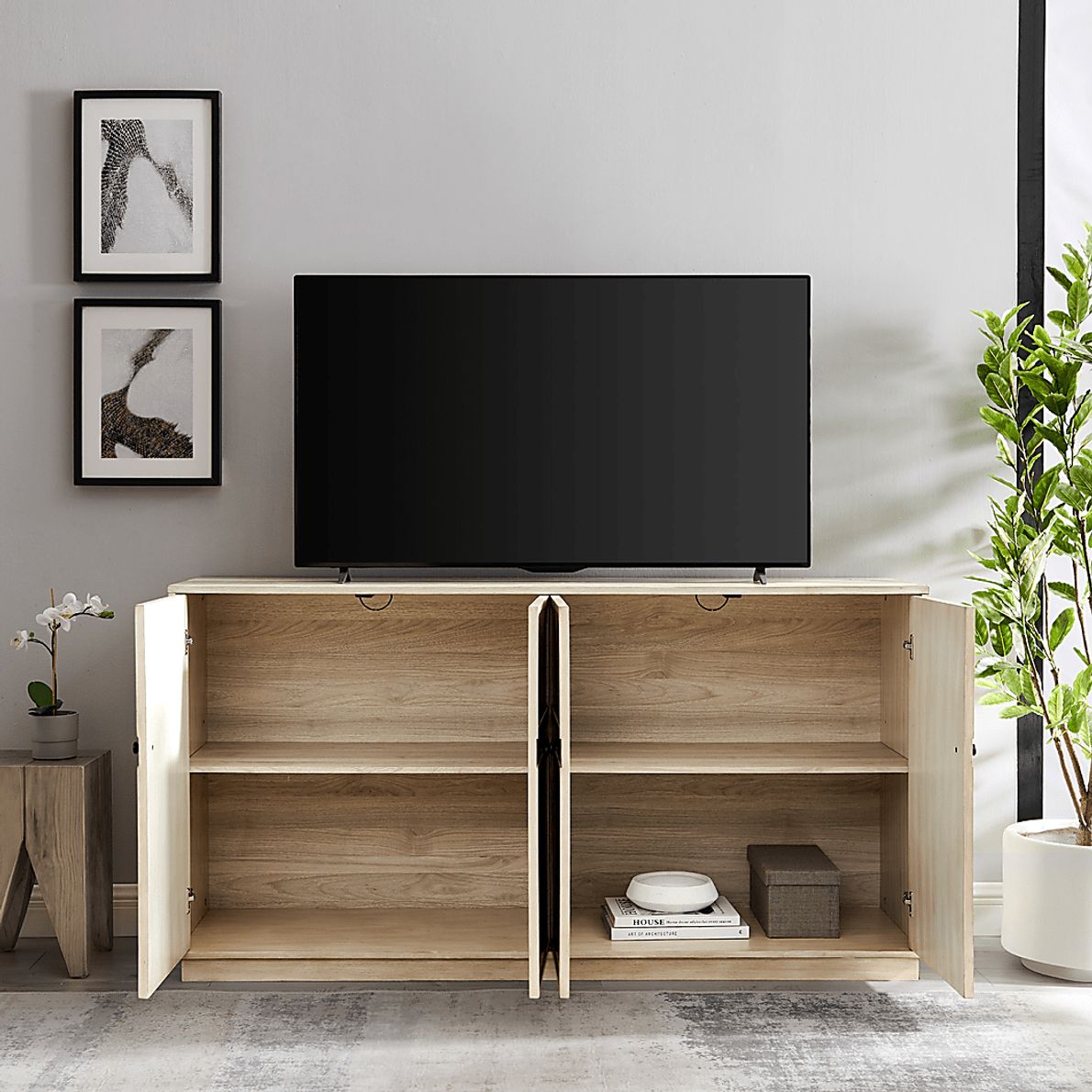 Brendlynn Beige Sideboard - Rooms To Go