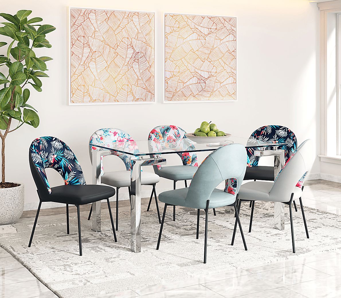 Brenmar White Dining Chair, Set of 2 - Rooms To Go