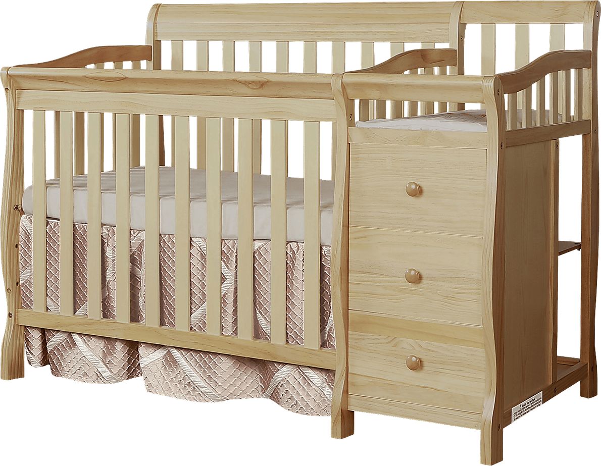 Brentley Natural Light Wood Crib - Rooms To Go