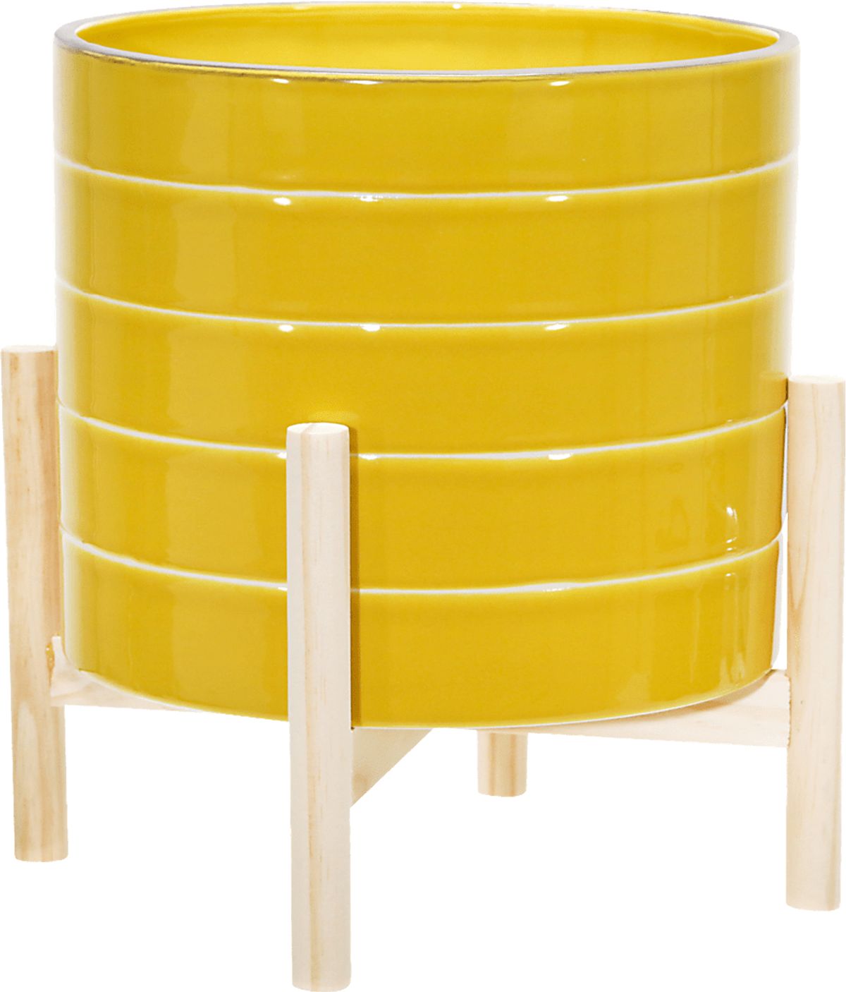 Brevarrd Yellow Colors Planter | Rooms to Go