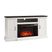 Breyfogle White 66 in. Console With Electric Log Fireplace - Rooms To Go