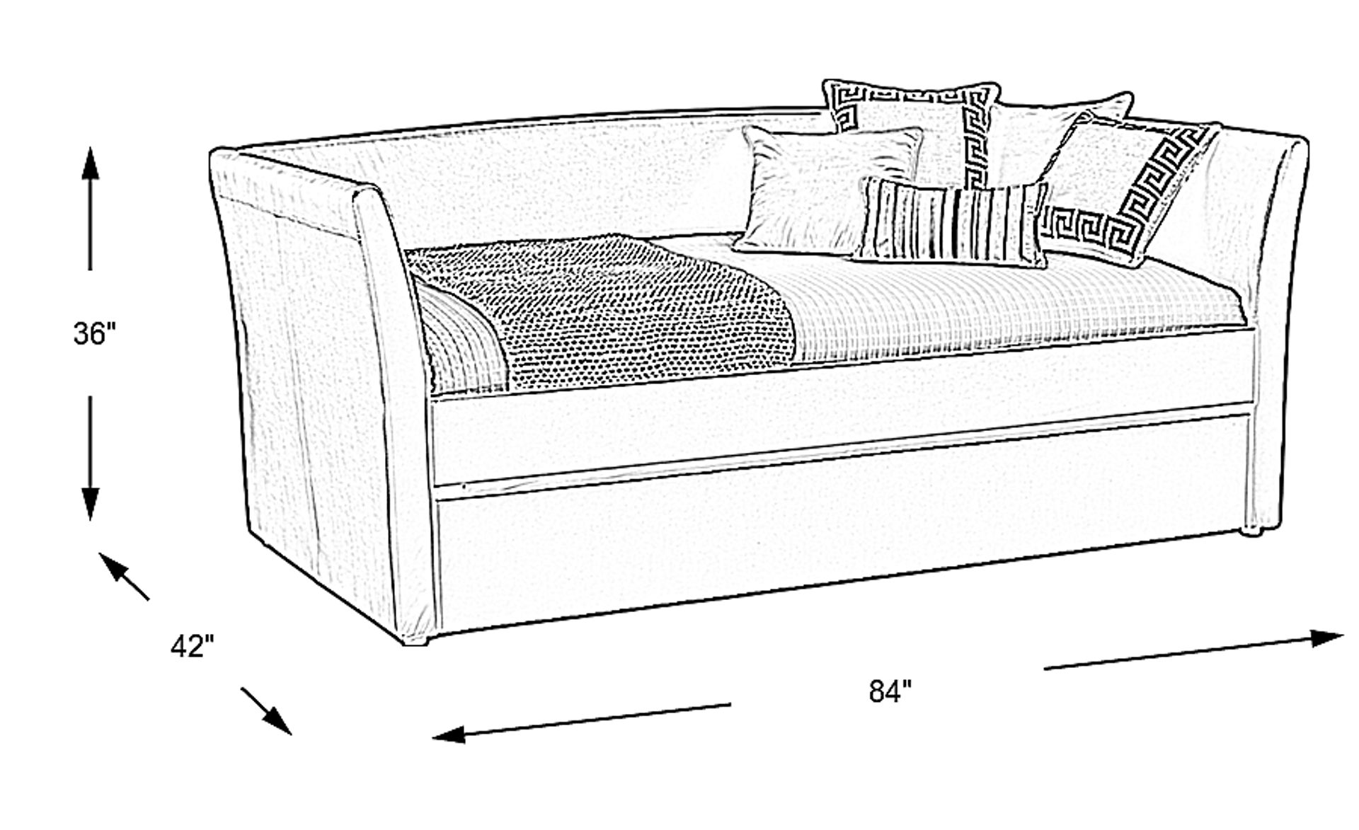 Brianne Gray Daybed Rooms to Go