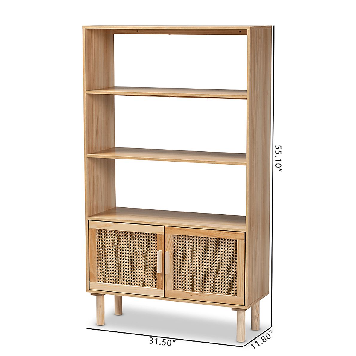 Briargrove Natural Bookcase - Rooms To Go