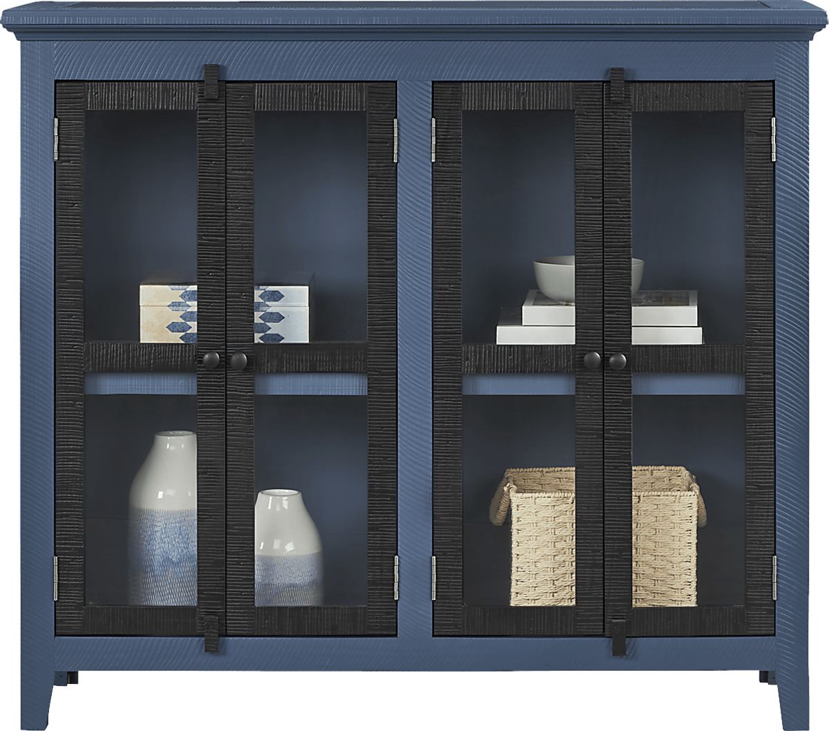 Bridgeport Blue Colors Accent Cabinet | Rooms to Go