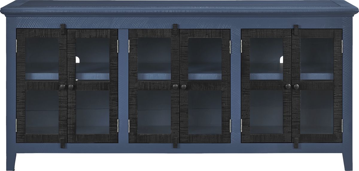 Bridgeport Blue Colors 70 in. Console | Rooms to Go