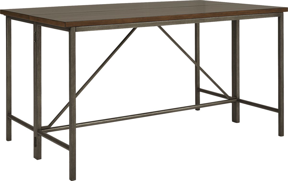 Bridgetown Brown Dark Wood Counter Height Dining Table | Rooms to Go