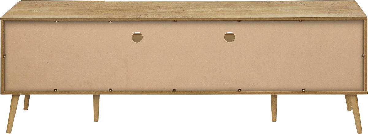 Bridgeware Brown Dark Wood 71" Console | Rooms to Go