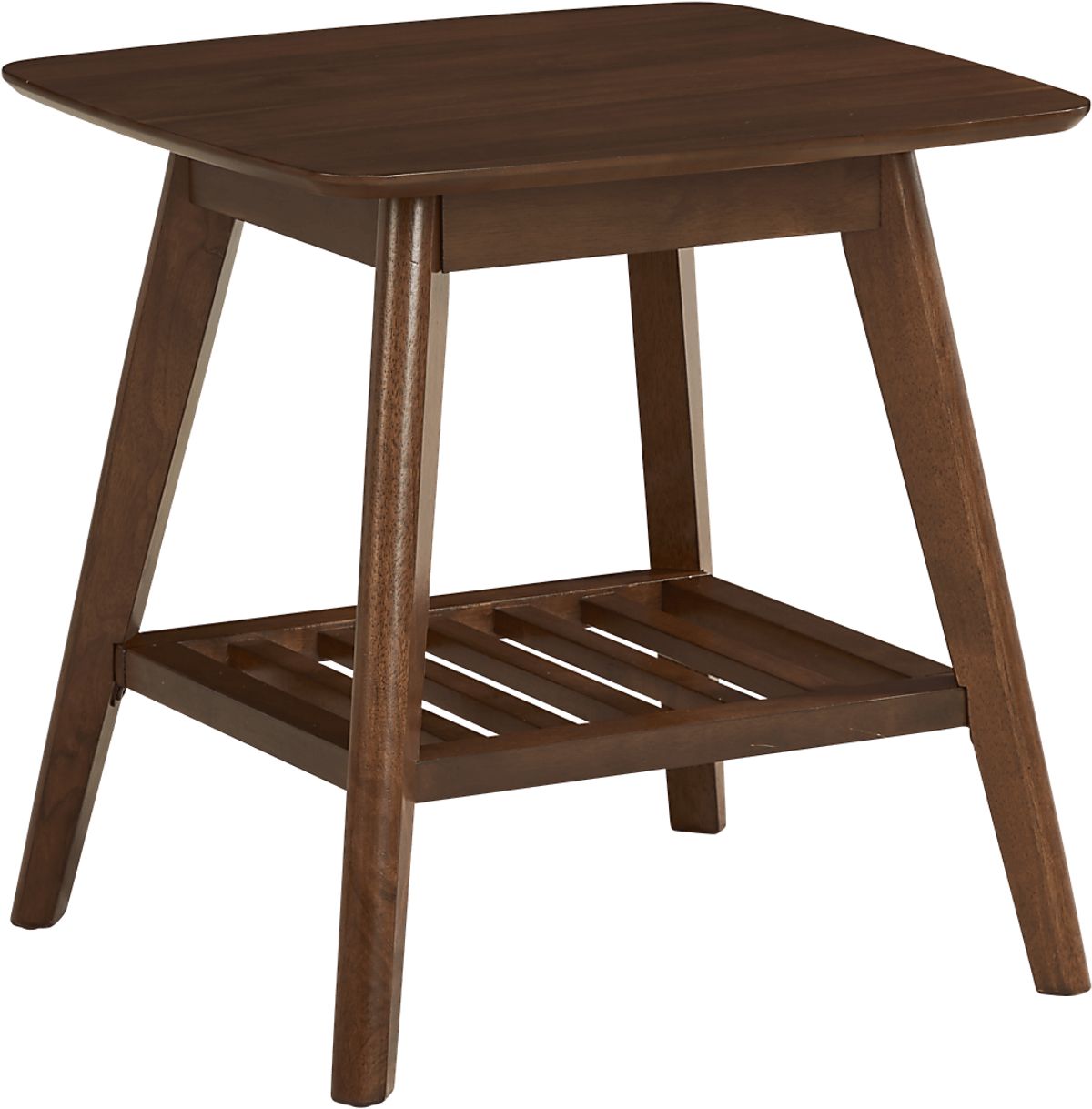 Bridgewood Pointe Brown Dark Wood End Table | Rooms to Go