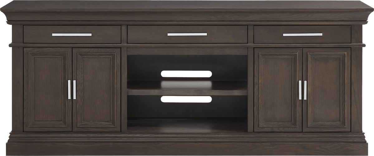 Brightwood Brown Dark Wood Console | Rooms to Go