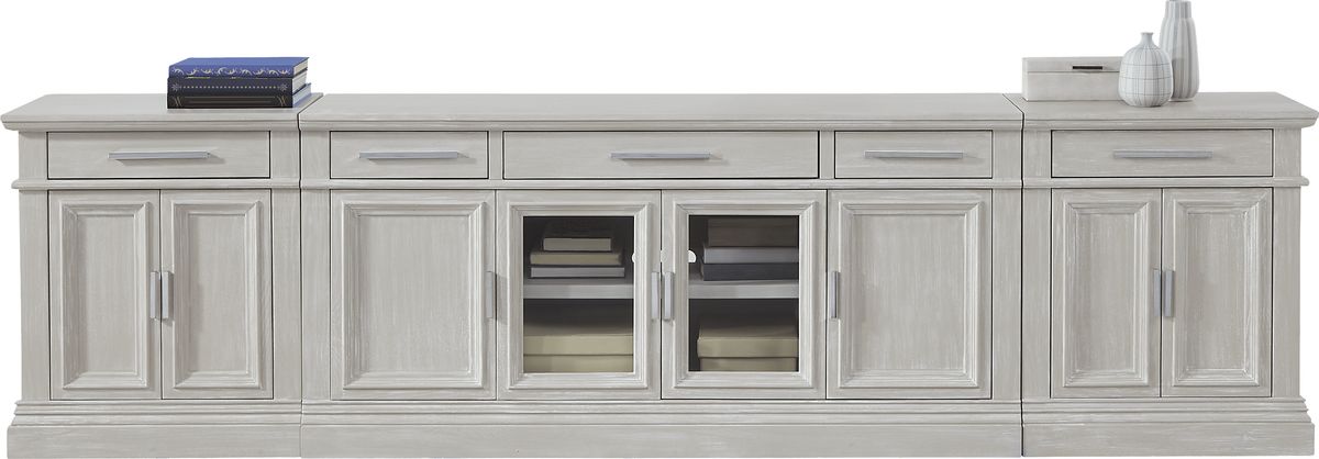 Brightwood Gray 3 Pc Wall Unit With Console | Rooms to Go