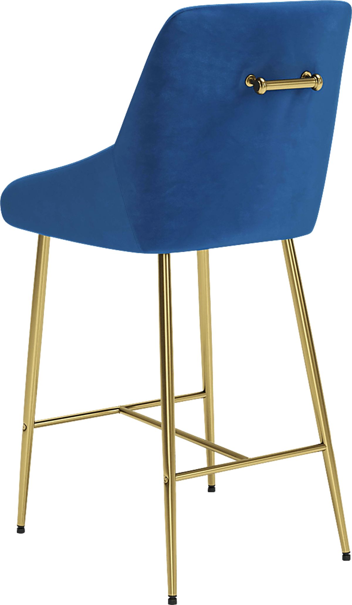 Brigodoom Gold Colors,Metal Navy Blue Polyester Fabric Counter Stool ...