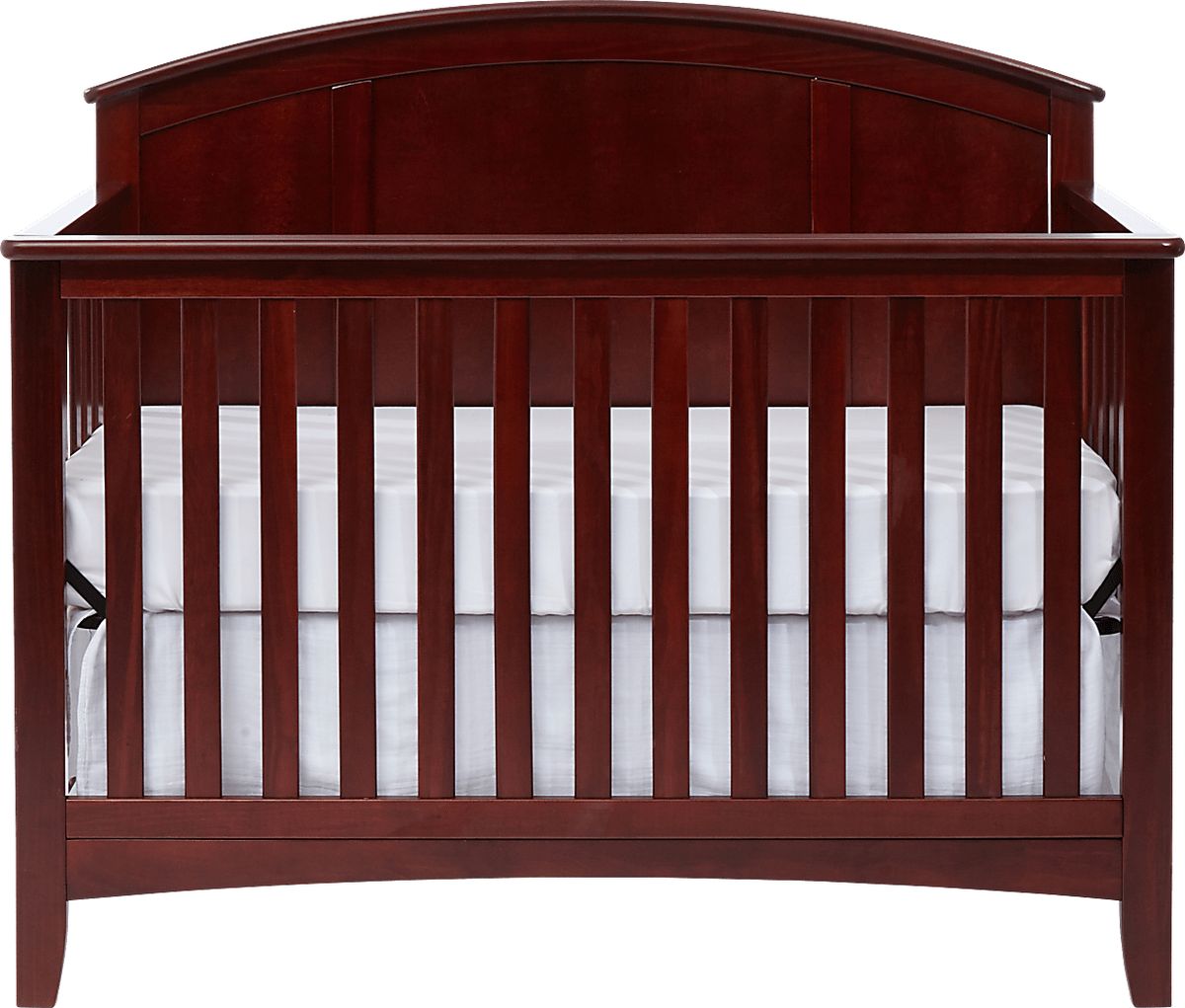 Brindley Brown Cherry Dark Wood Crib | Rooms to Go
