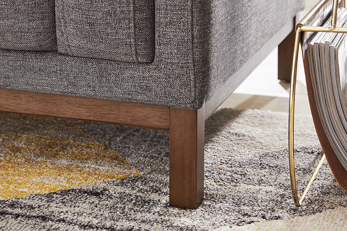 Brinkley Pewter Gray Knitted Sofa | Rooms to Go