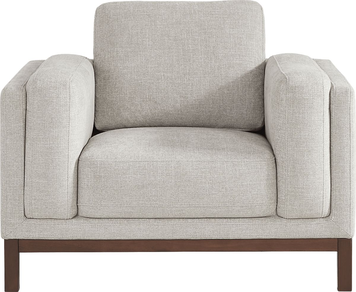 Brinkley Stone Beige Knitted Chair | Rooms to Go