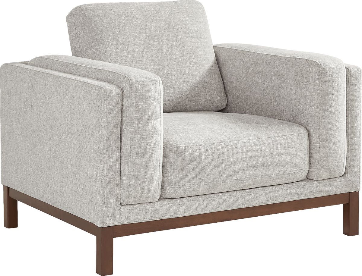 Brinkley Stone Beige Knitted Chair | Rooms to Go