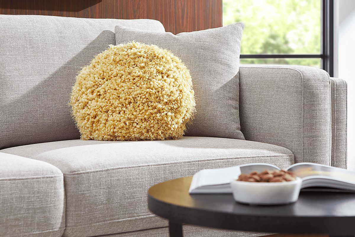 Brinkley Stone Beige Knitted Sofa | Rooms to Go