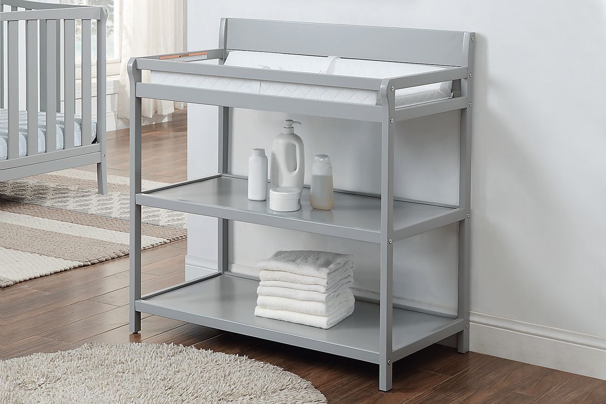 Brockhill Gray Changing Table | Rooms to Go