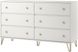 Brogden White 6 Drawer Dresser - Rooms To Go
