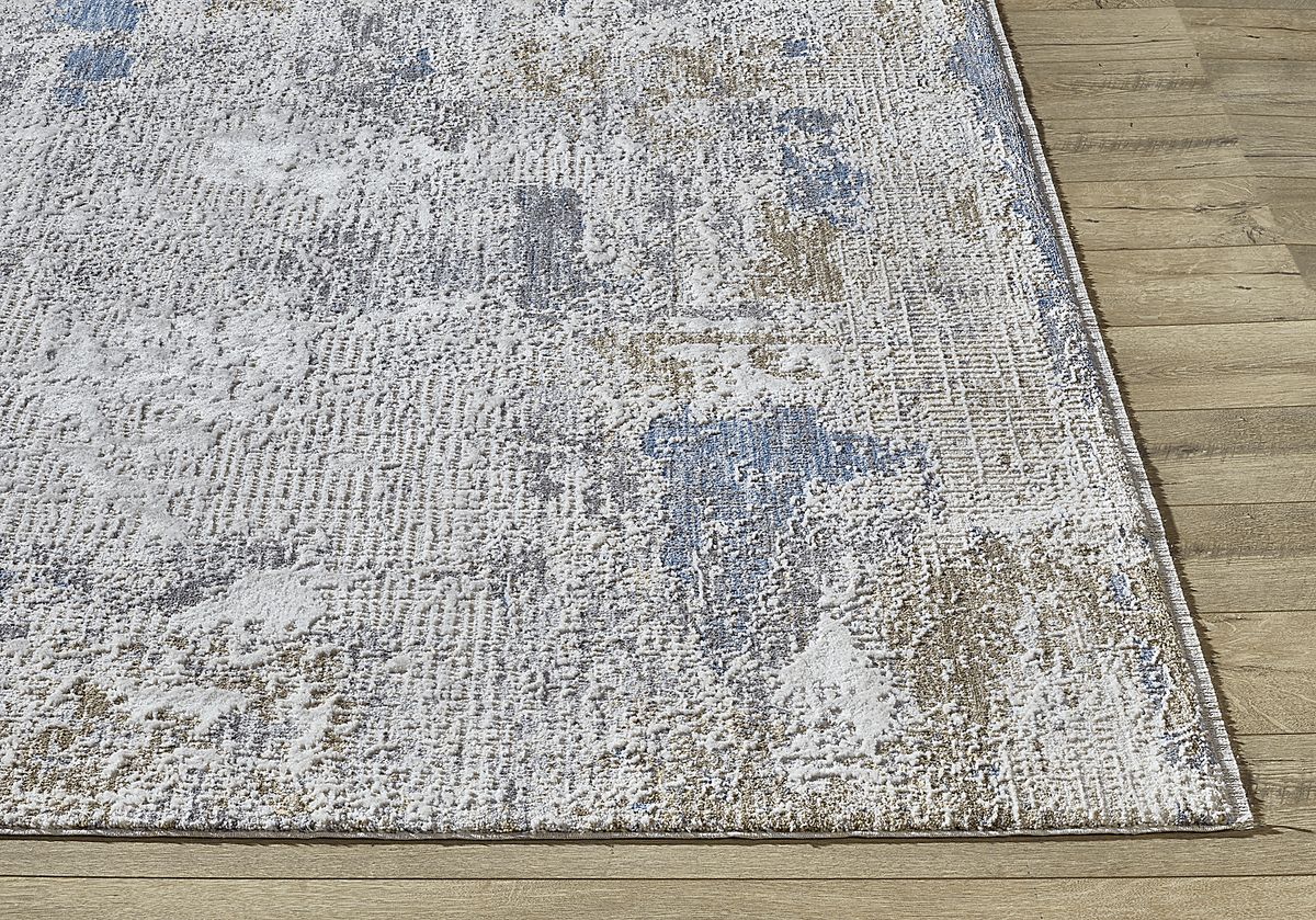 Bromtona Blue,Ivory Beige,Blue Rugs | Rooms to Go