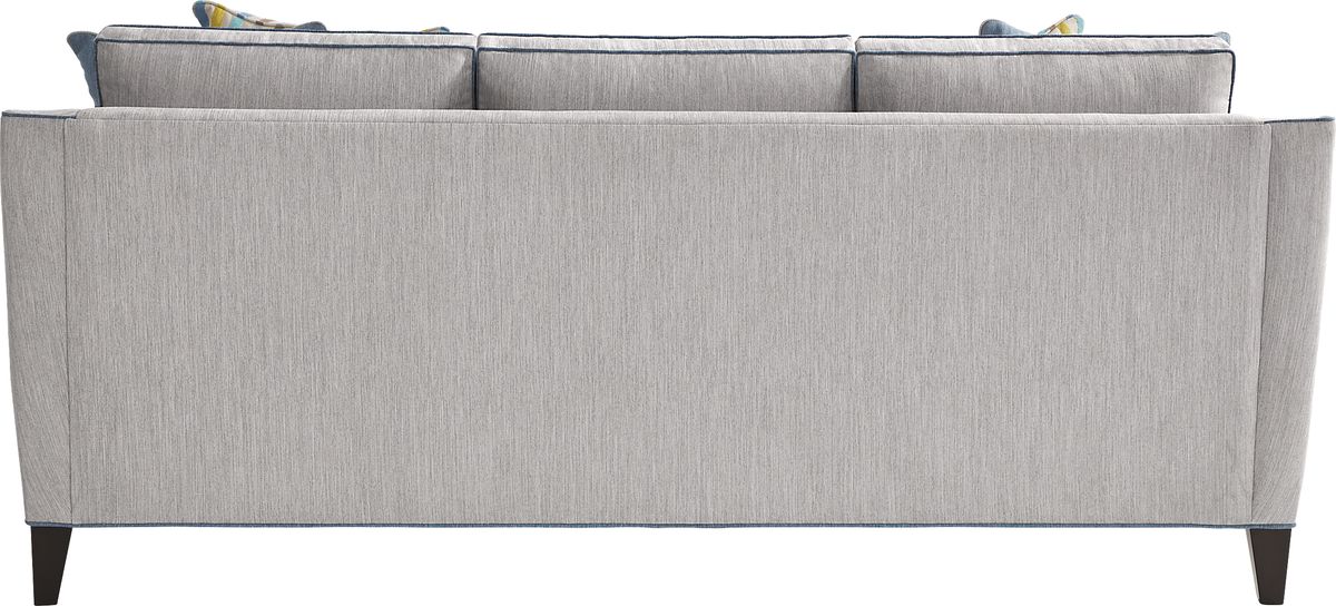 Cindy Crawford Brookhaven 7 Pc Gray Chenille Fabric Premium Sleeper ...