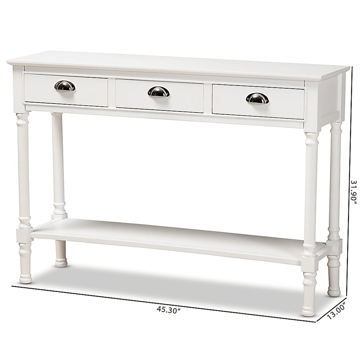 Brookpark White Colors,White Sofa Table | Rooms to Go