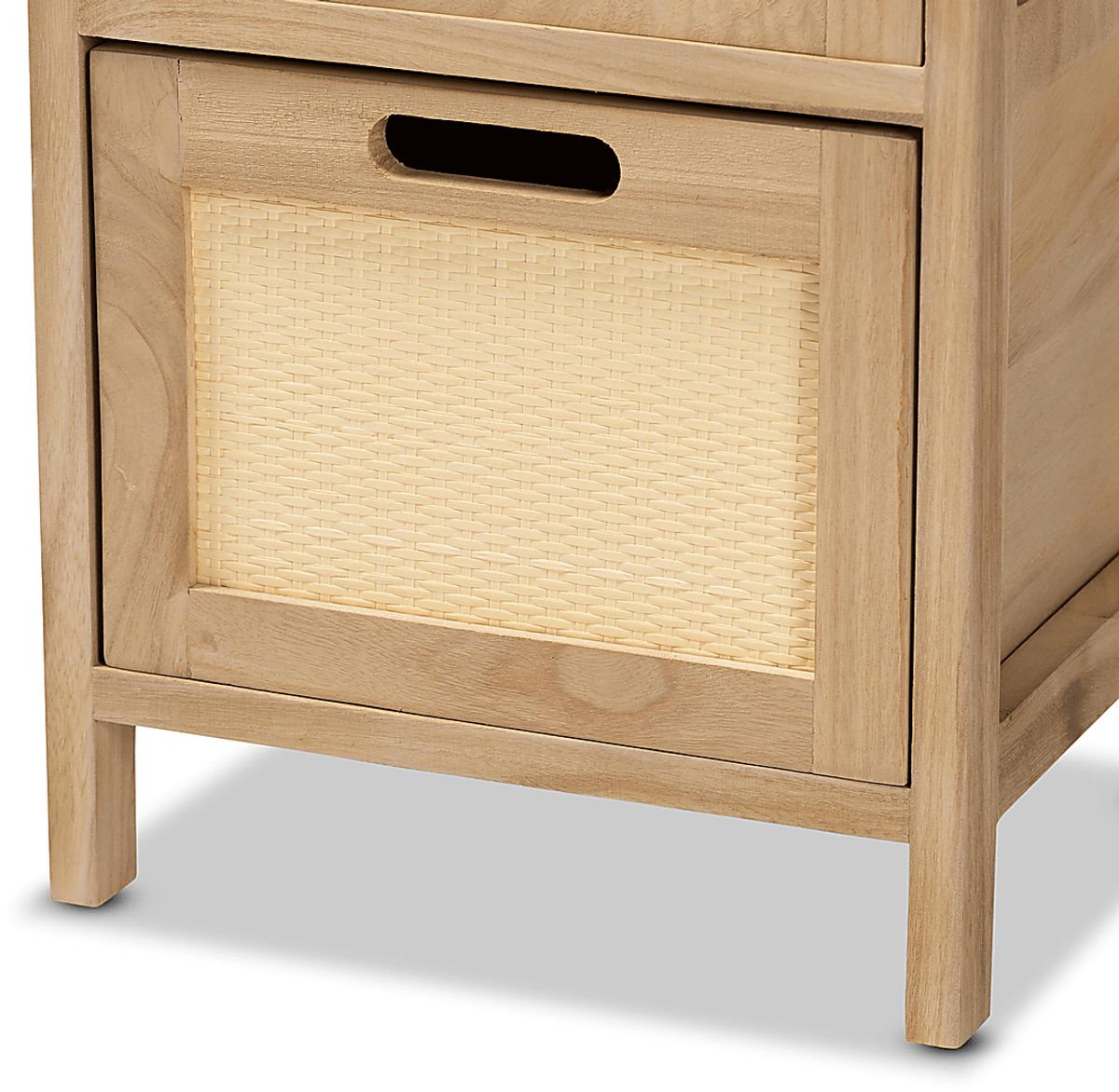 Brookport Beige Colors,Light Wood,White Storage Cabinet | Rooms to Go