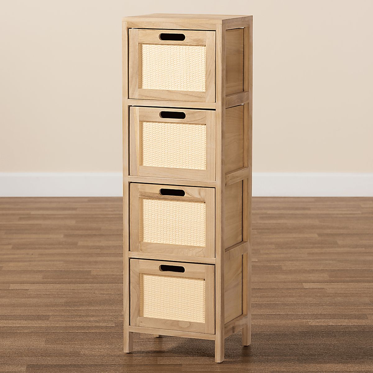 Brookport Beige Colors,Light Wood,White Storage Cabinet | Rooms to Go