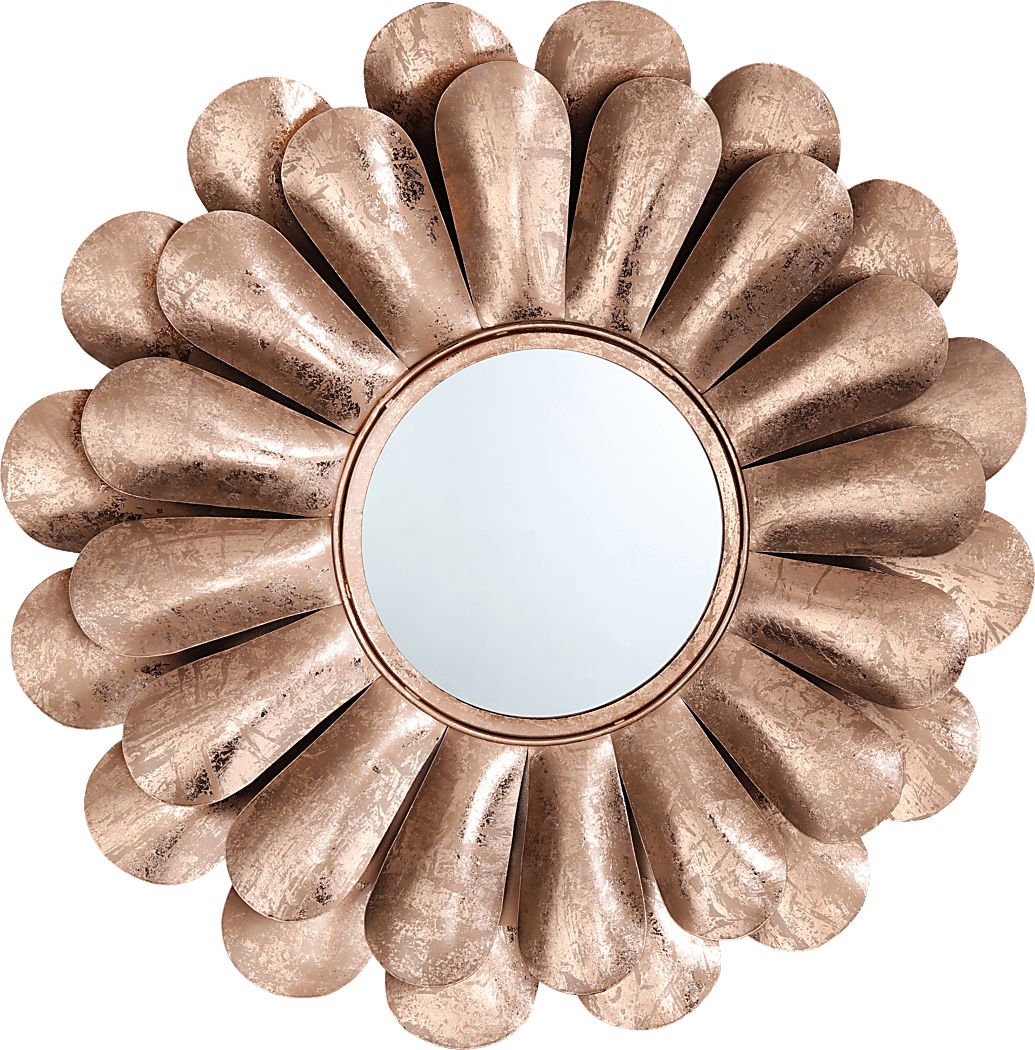 Brooksom Rose Gold Mirror | Rooms to Go