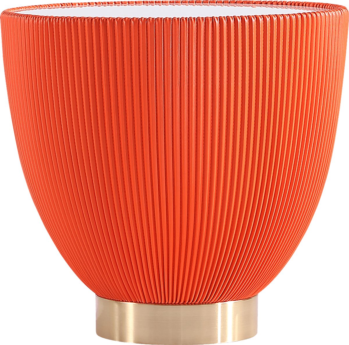Broomcage III Orange Colors Orange,Red Leatherette End Table | Rooms to Go