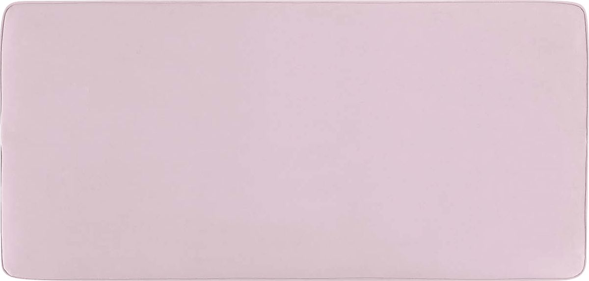 Brougham II Pink Velvet Plush Bench | Rooms to Go