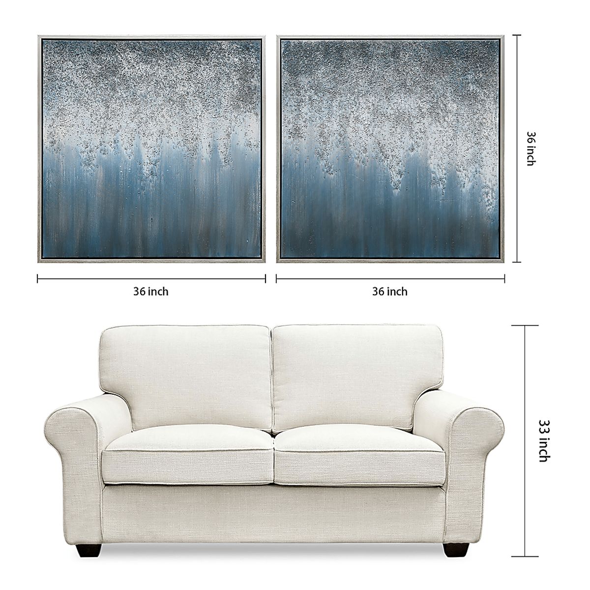 Brouillette Multi Artwork, Set Of 2 | Rooms to Go