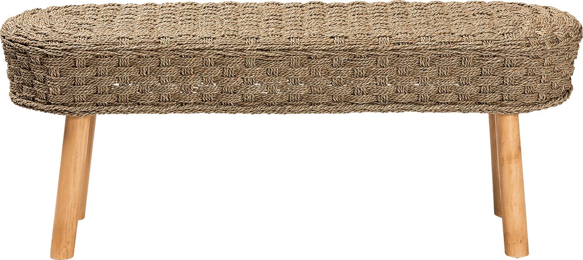 Brownrigg Brown Dark Wood Bench | Rooms to Go