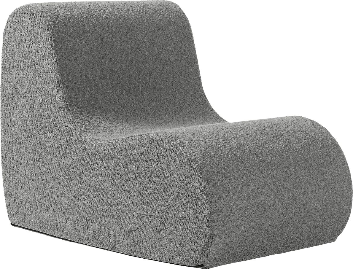 Brumley Dark Gray Boucle Accent Chair - Rooms To Go